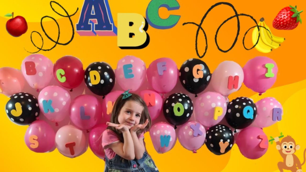 Balloons Alphabet with Emily | ABC Adventure | Learn The Alphabet ...