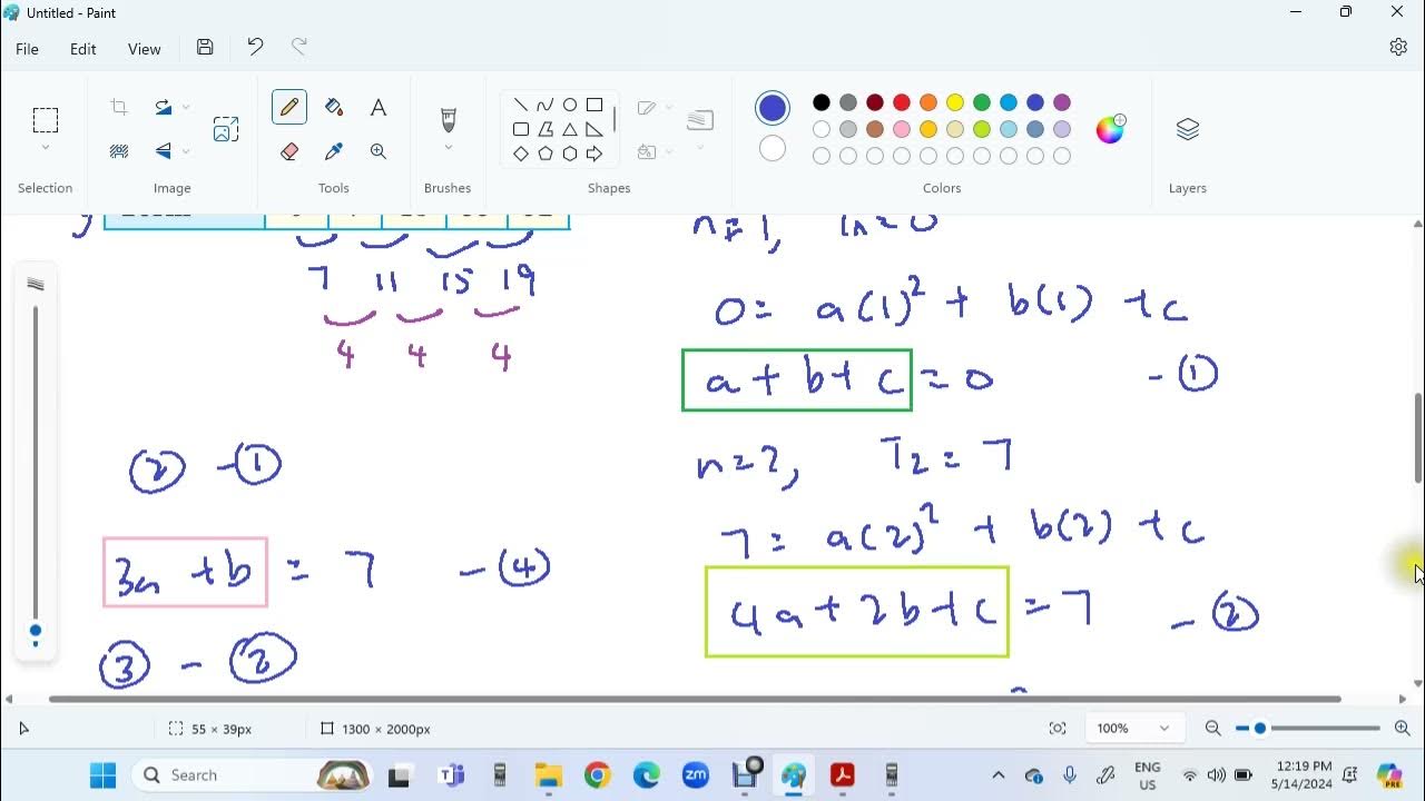 Sequences with quadratic and cubic rules - YouTube