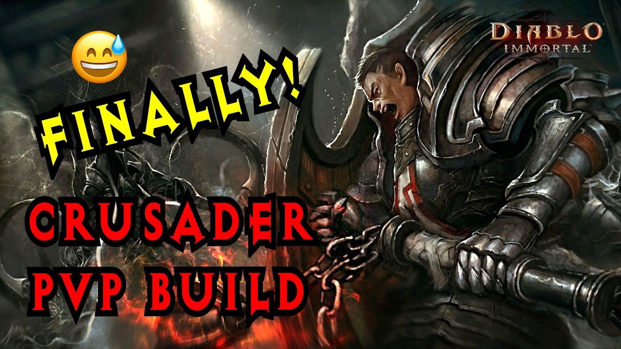 CRUSADER PVP Build for BG - Diablo Immortal - YouTube