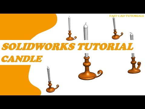 How to design a Candle Holder on Solidworks | Solidworks Tutorial to ...