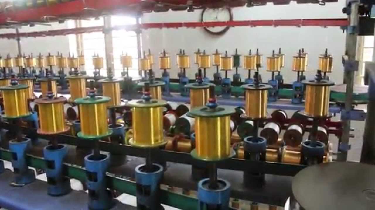 Making of a zari (Silk Sari) - YouTube