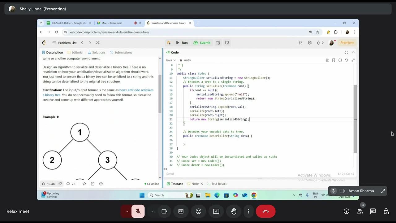 Leetcode 297 serialize and deserialize binary tree - YouTube