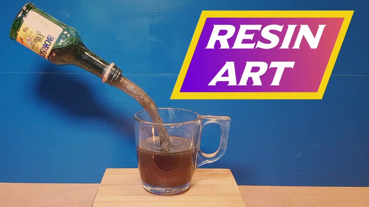 RESIN ART FAKE CUP OF COFFEE finta tazza di caffè - YouTube