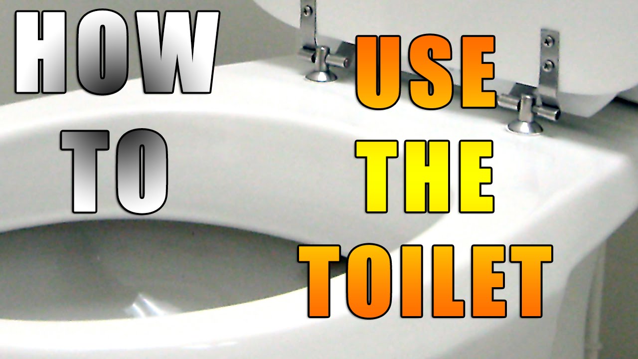 How To Use the Toilet - YouTube