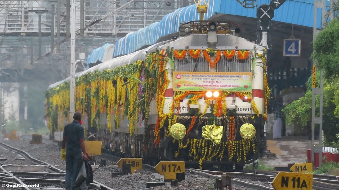 GRAND INAUGURATION OF GUDUR - VIJAYAWADA VIKRAMASIMHAPURI INTERCITY SF ...