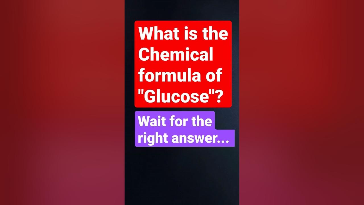 What Is The Chemical Formula Of Glucose Ll Biology MCQ Ll what-is-the-chemical-formula-of-glucose-ll-biology-mcq-ll