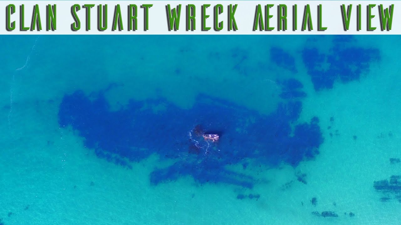 Clan Stuart Wreck, Dive Site, Cape Town, An Aerial View - YouTube