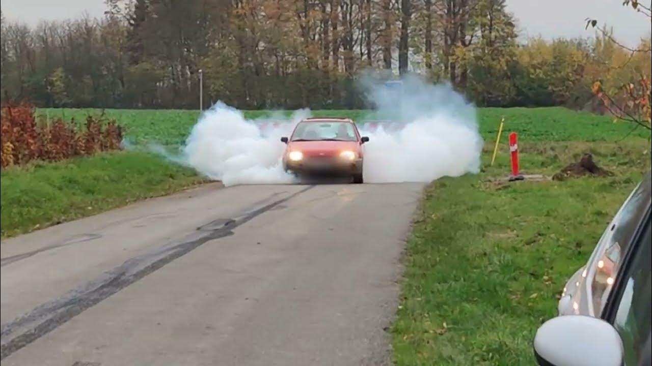 Toyota Starlet 2zz-ge burnout - YouTube