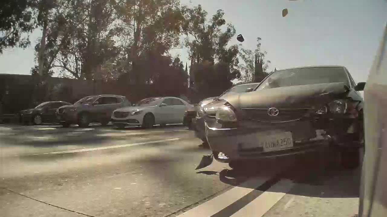 Tesla Model 3 Gets Rear Ended - YouTube