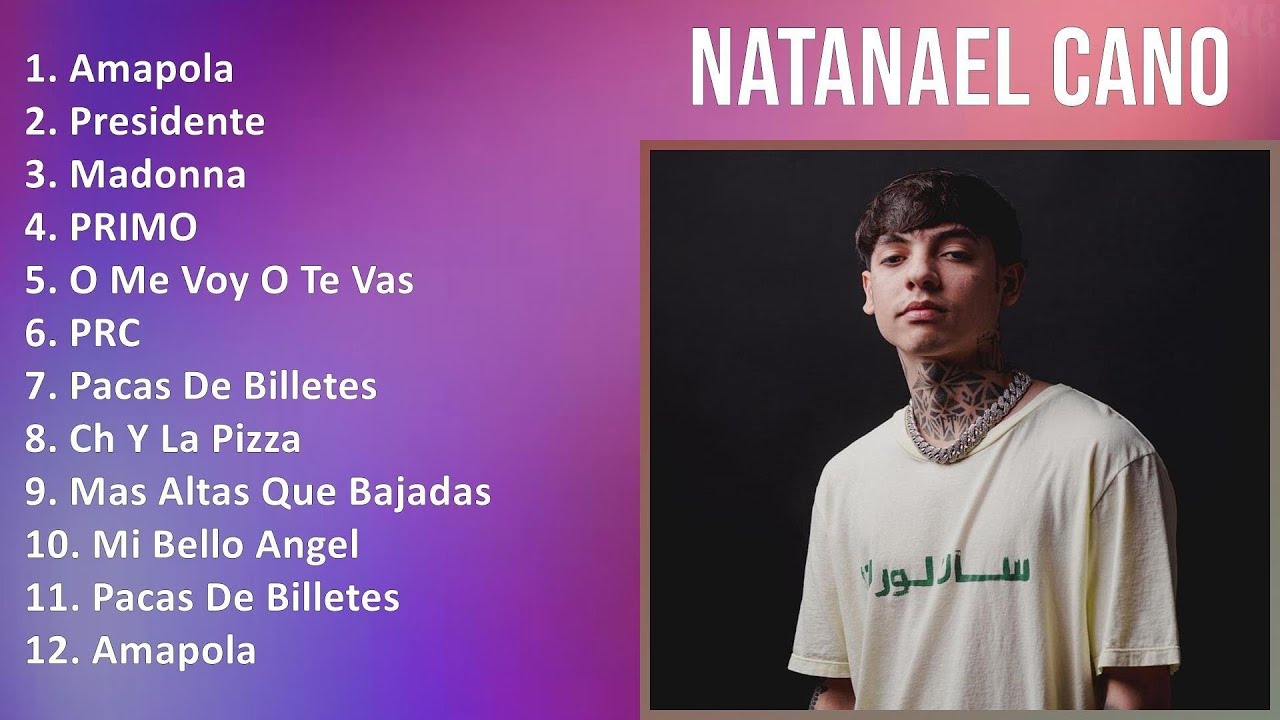 Natanael Cano 2024 MIX Nuevas Canciones - Amapola, Presidente, Madonna ...