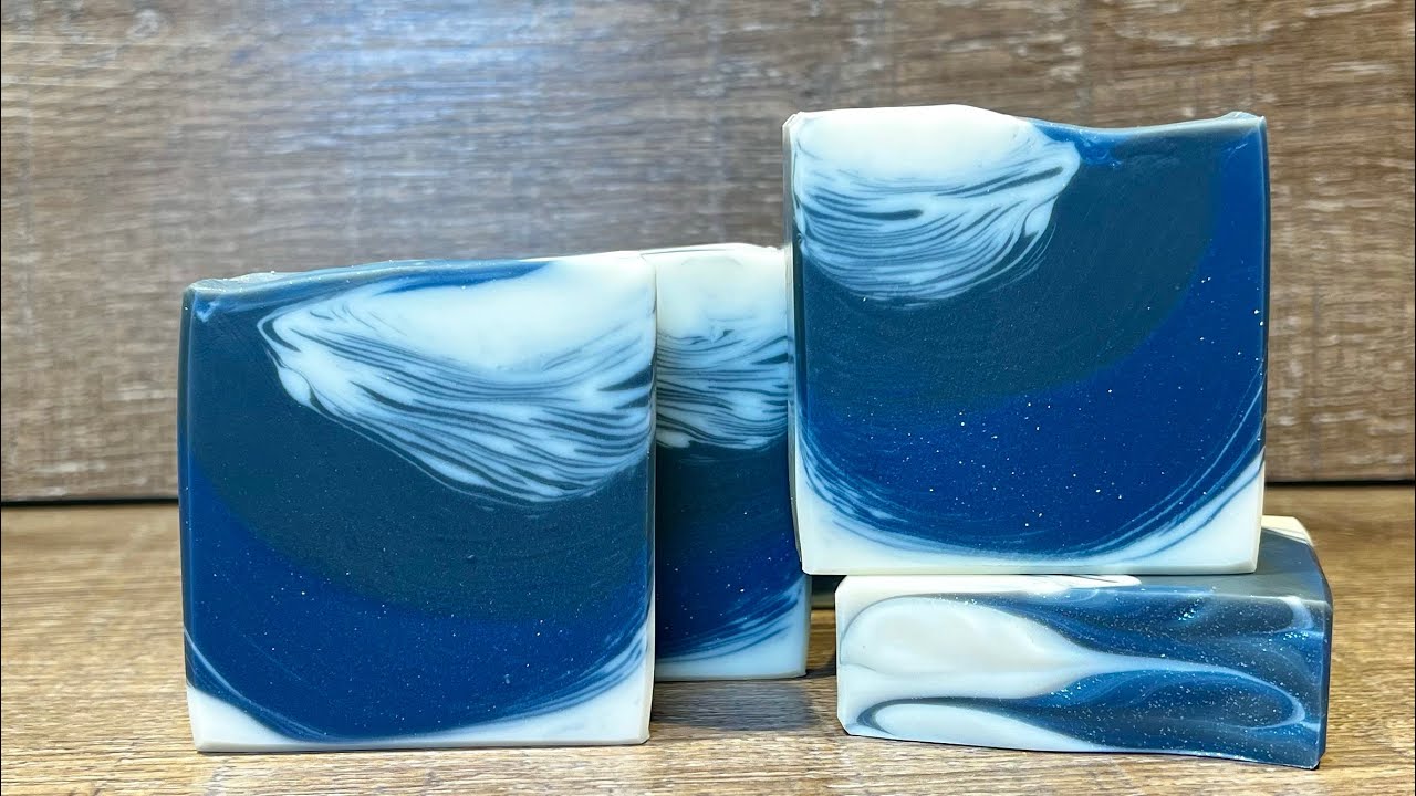 Cold Process Soap “Stellar” - YouTube