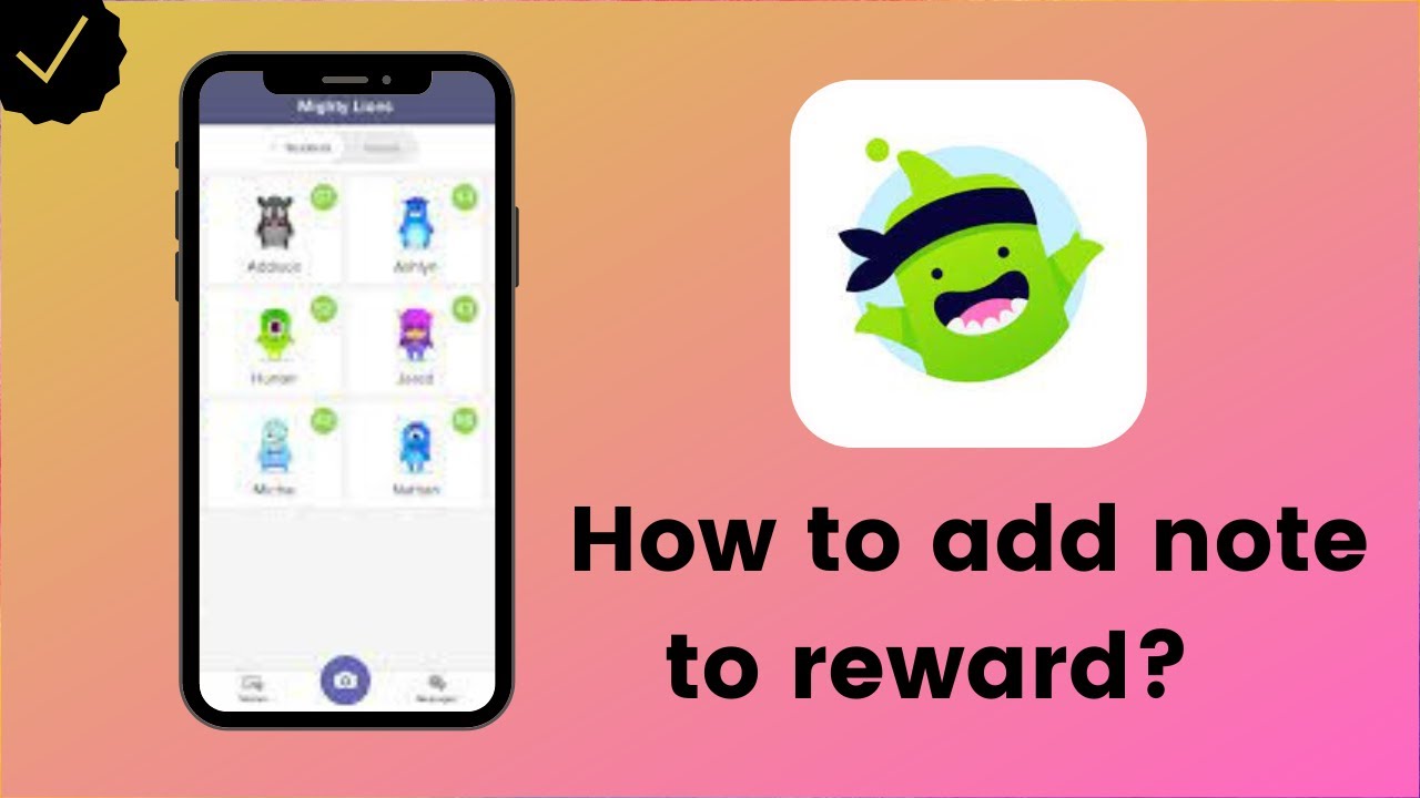 How to add a note to your reward on ClassDojo? - YouTube