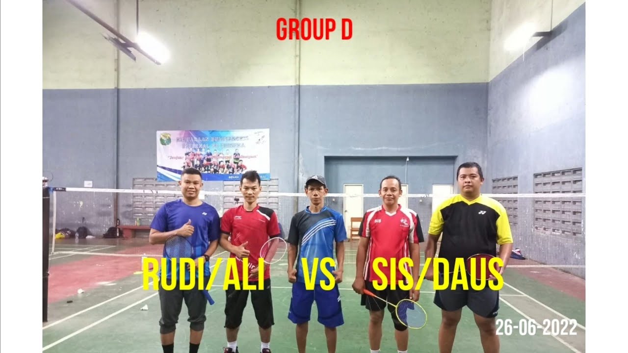 Penyisihan Group D [Rudi/Ali vs Sis/Daus] - YouTube