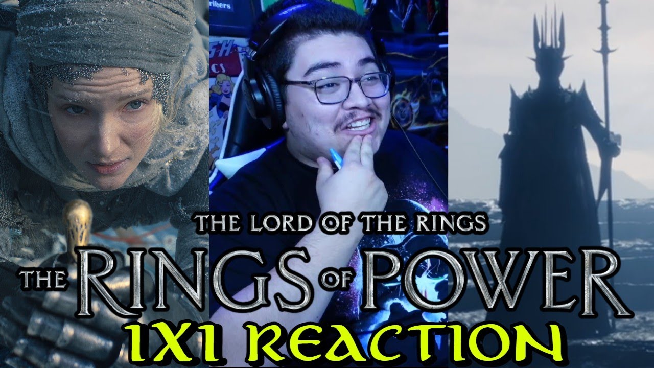 THE RINGS OF POWER 1x1 REACTION "A Shadow of The Past" | Lord of The ...