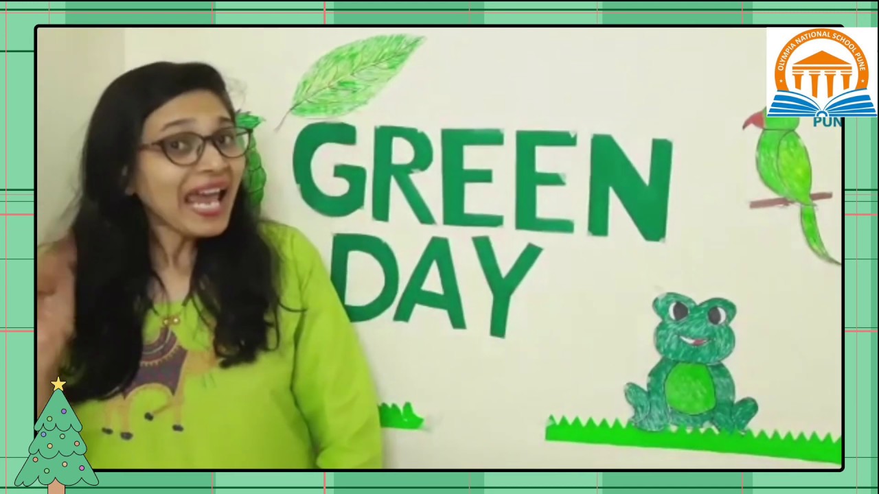 Green Day celebration- Colour of the month - YouTube