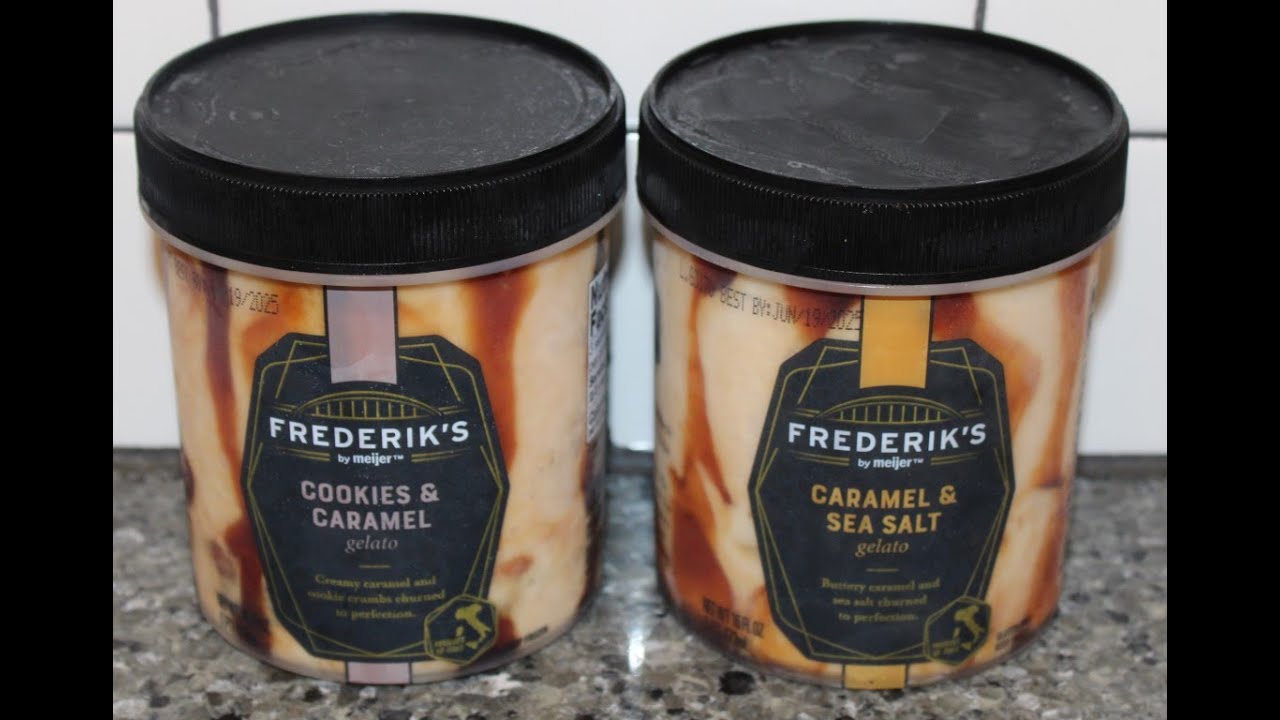 Frederik’s by Meijer Gelato: Cookies & Caramel and Caramel & Sea Salt ...