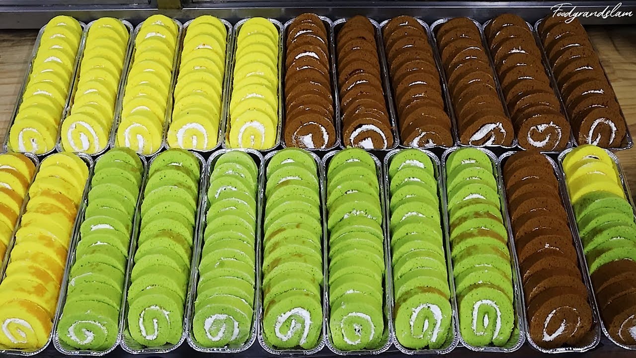 44년 경력, 성심당 총괄 책임자 출신 시장표 롤케익 / Basic Roll Cake Recipe / Korean Street ...