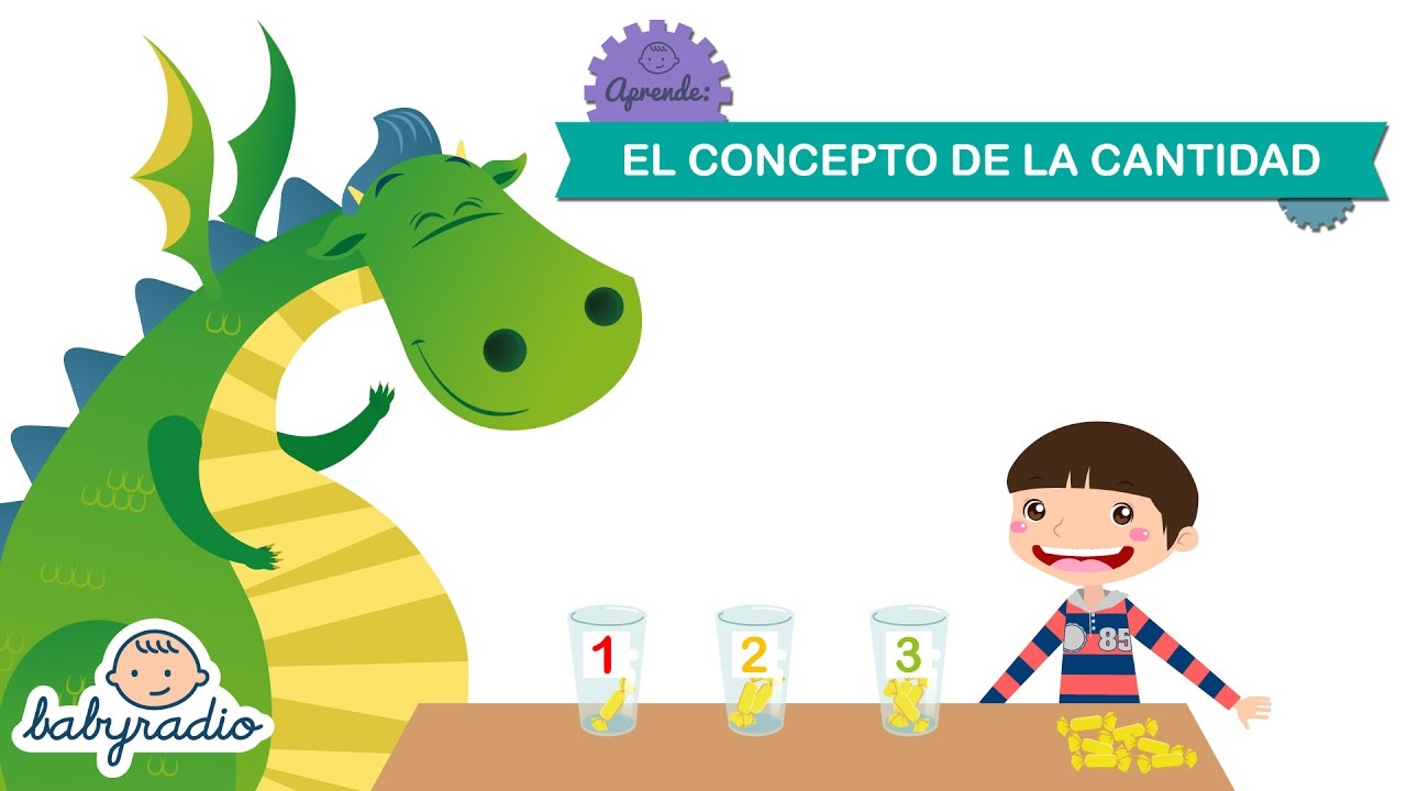 Aprende el concepto de la cantidad con Mon el dragón - YouTube