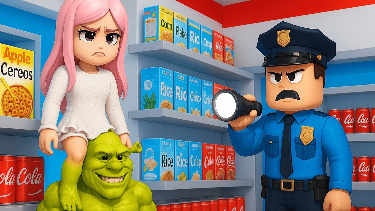 DEV SÜPERMARKETTE GECE HAYATTA KAL !! - Roblox Survive Overnight in a ...