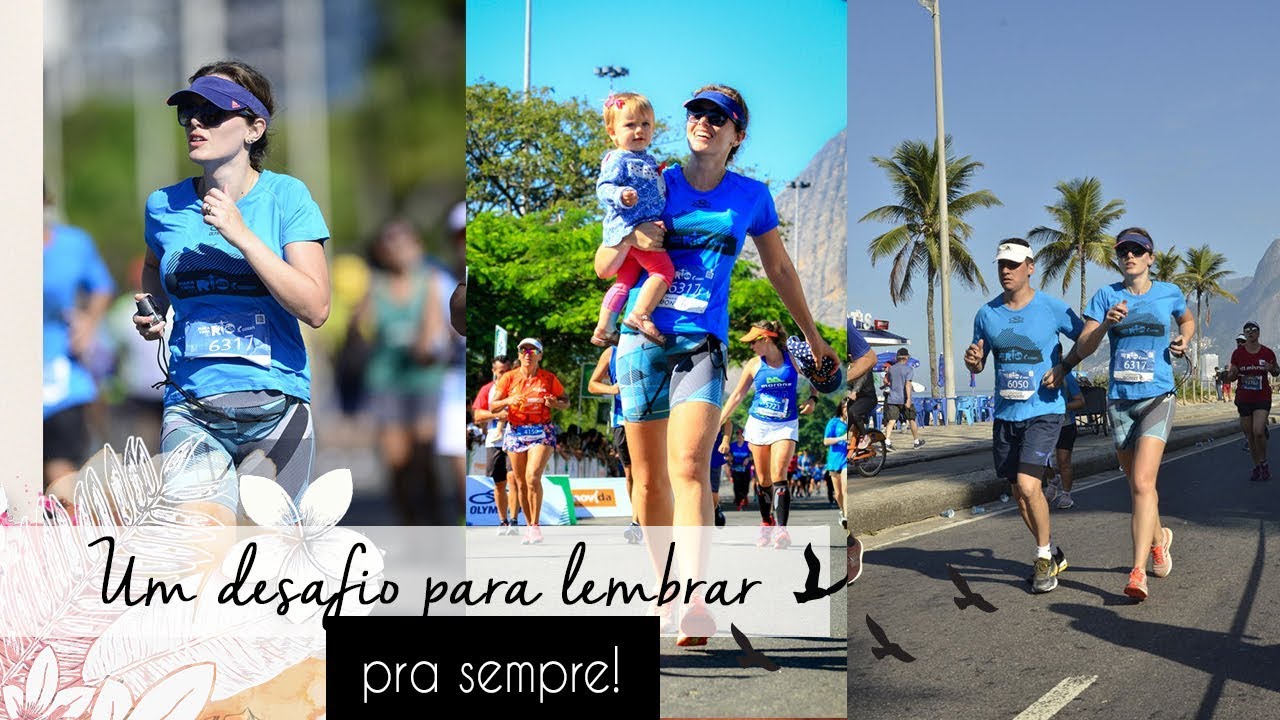 Minha primeira maratona super emocionante! Correndo 42km na Maratona RJ ...
