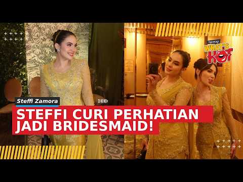 Pesona Steffi Zamora Jadi Bridesmaid, Kebaya Kuning Emasnya Bikin Pangling!
