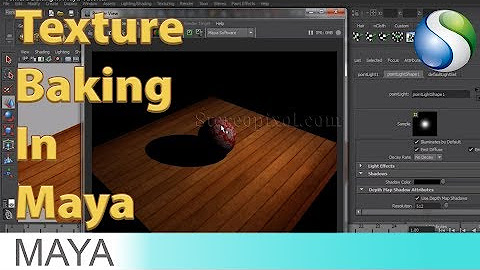 Texture Baking in Maya Tutorial - YouTube