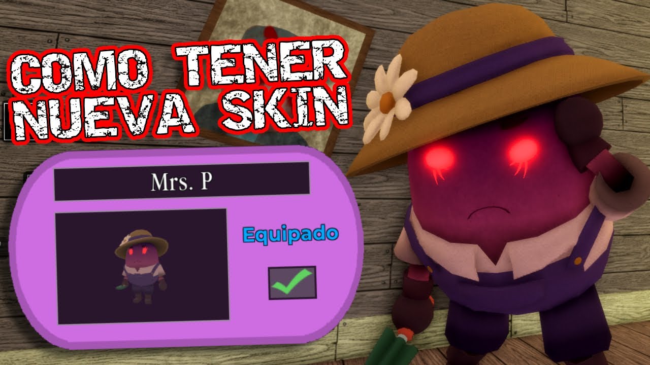 COMO TENER la NUEVA SKIN (Mrs. P) EVENTO 😱 PIGGY ROBLOX #roblox #piggy #update - YouTube