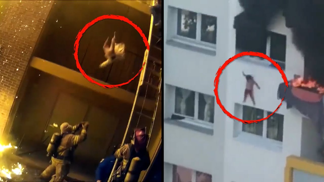 Heroes Who Saved Falling Children - YouTube