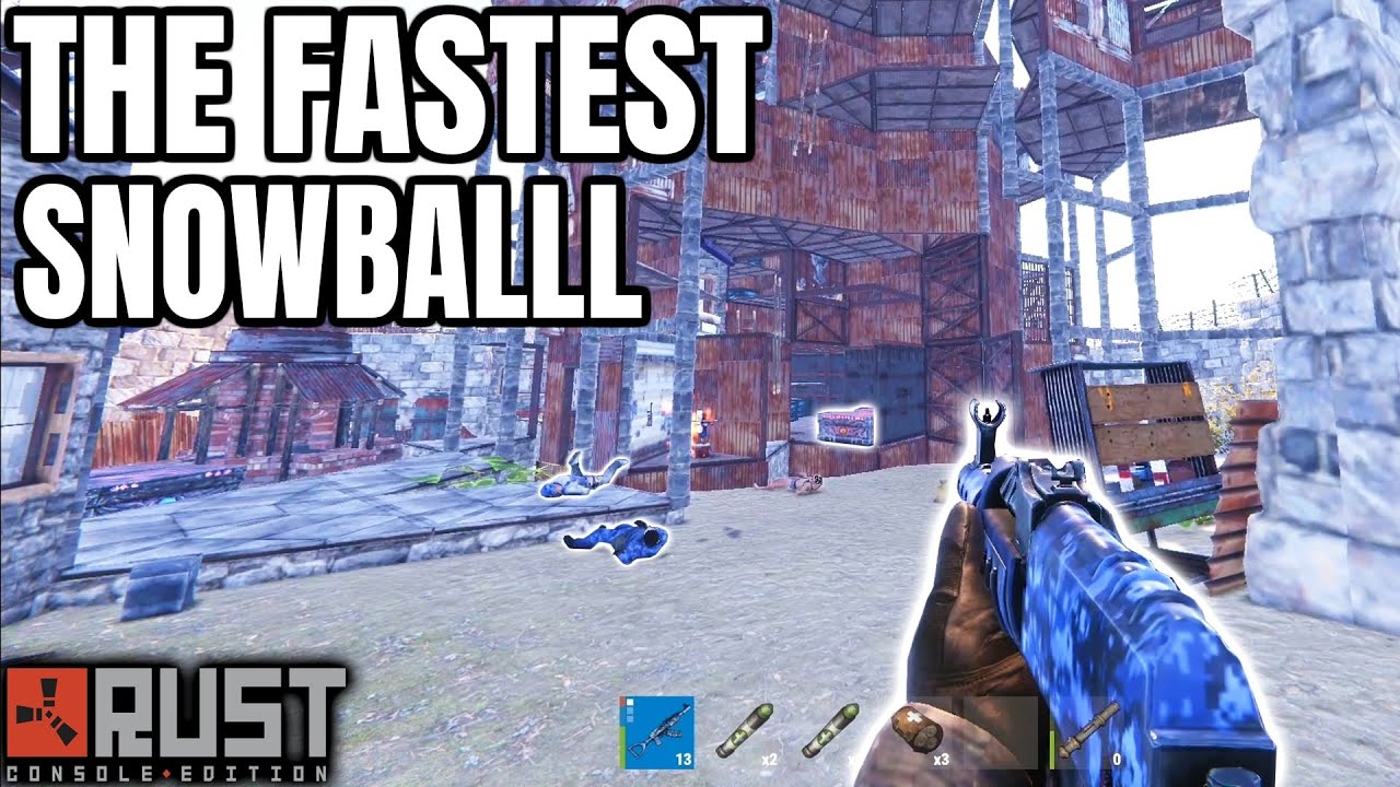 The Fastest Snowball - Rust Console Edition - YouTube