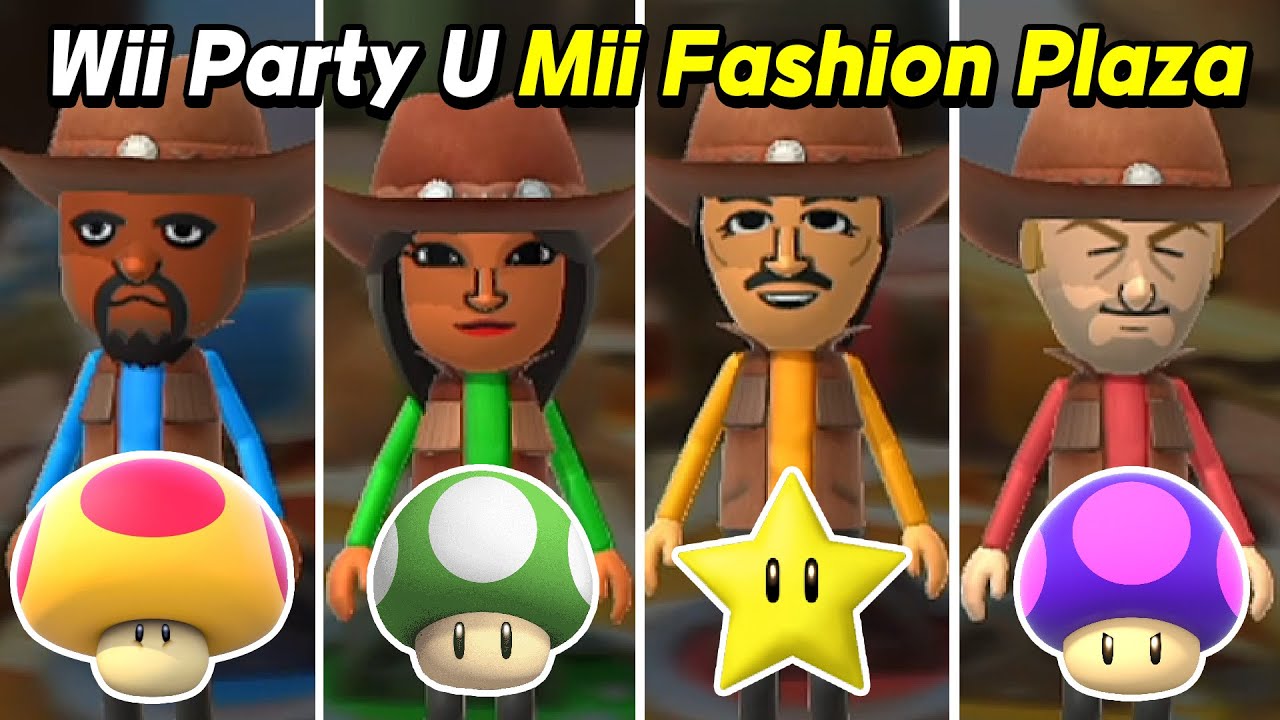Mii Fashion Plaza gameplay Matt vs Victor vs Shu-Hui vs Rui-Lin | Wii ...