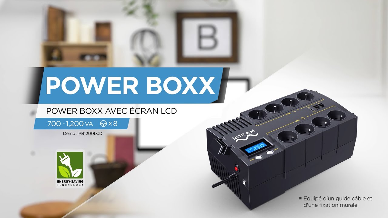 CyberPower Power Boxx UPS Series Product Quick View - FR - French ...