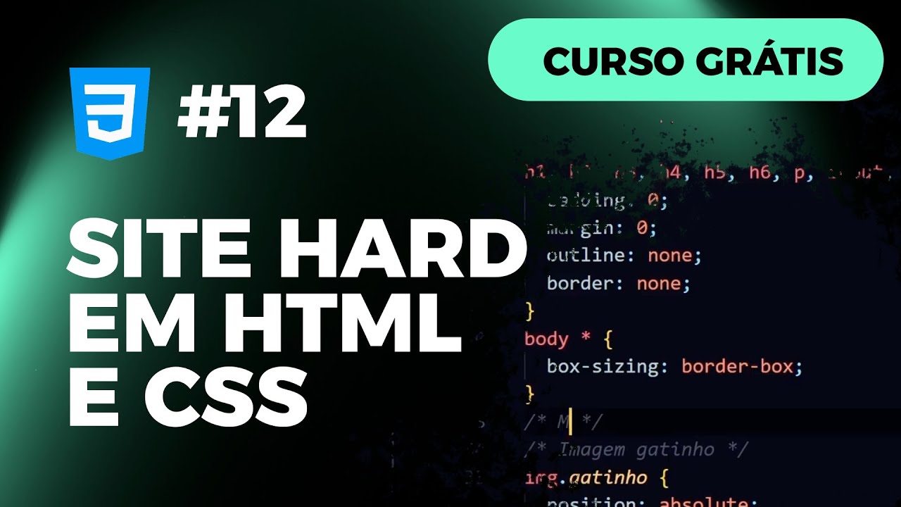 Construindo menu navbar no código - Site com HTML & CSS #12 - YouTube