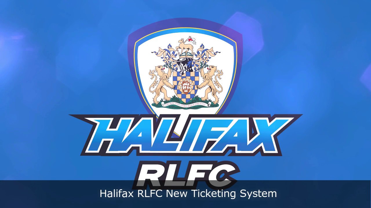 New Ticketing System - Halifax RLFC - YouTube