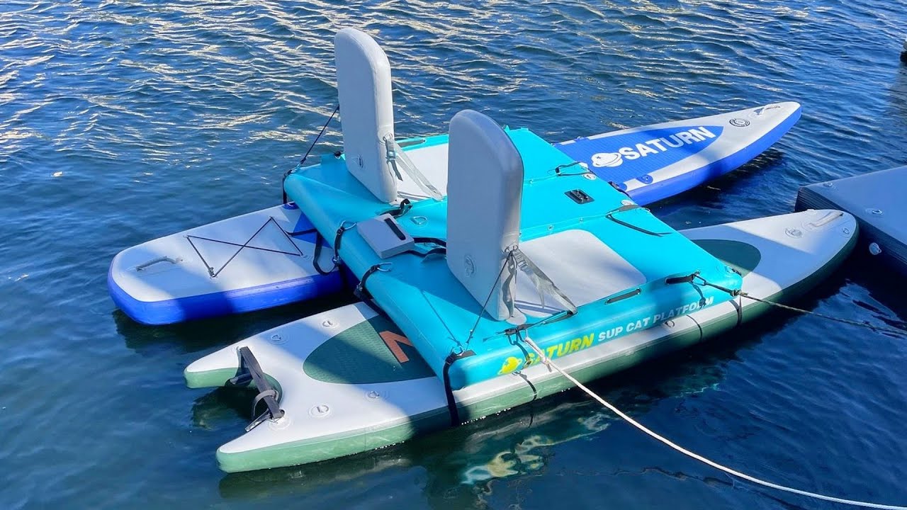 New product: SUP Catamaran Platform. From BoatsToGo.com - YouTube