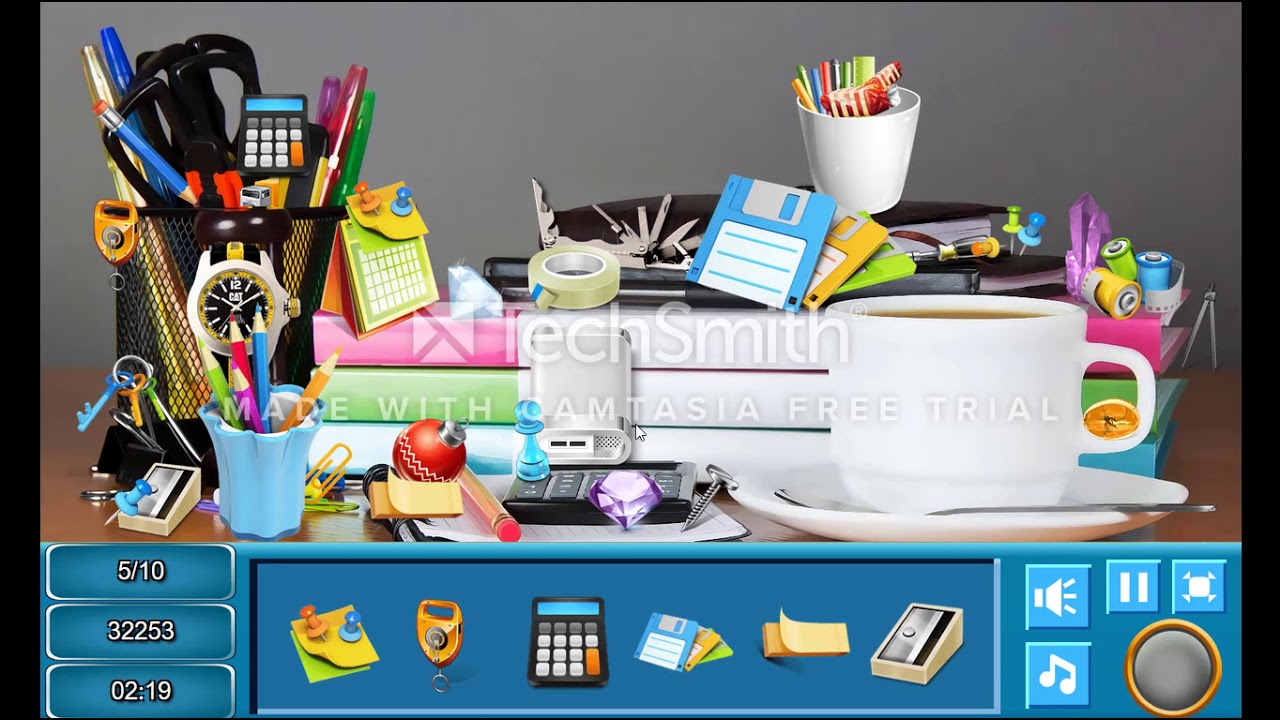 Office Hidden Objects game-play - YouTube