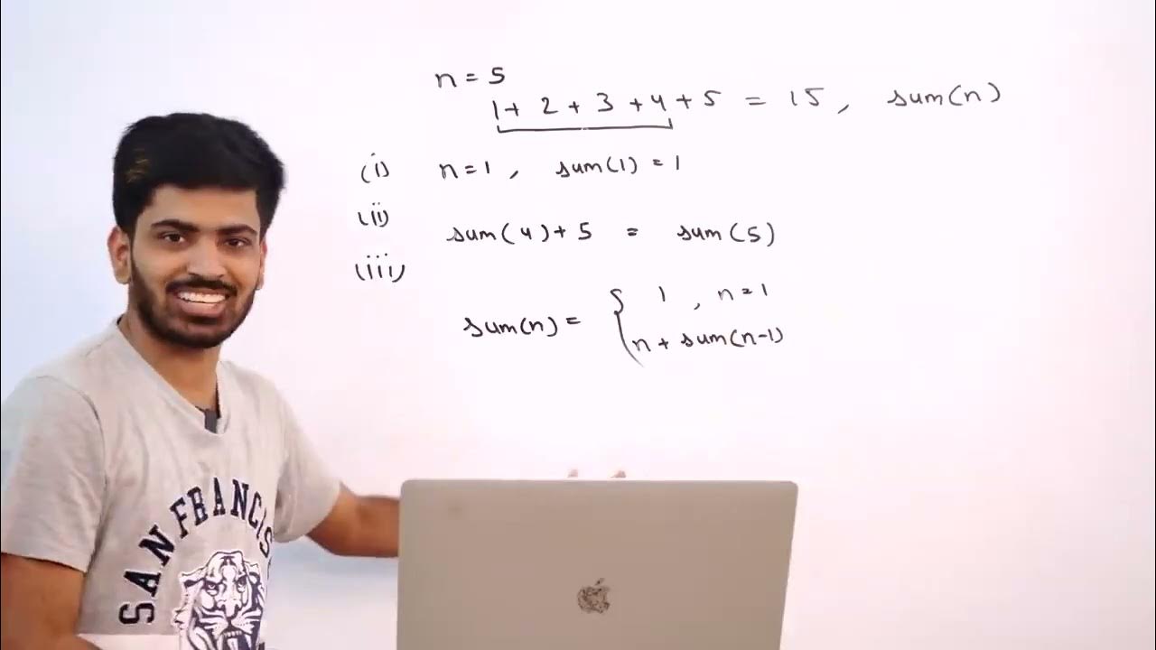 Recursion in 3 steps | Solve any problem | College Placement Course | Lecture 54 - YouTube