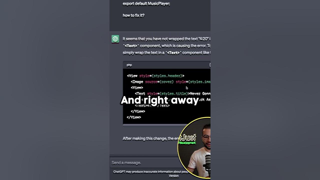 #chatgpt for debugging code 💻🤖 - YouTube
