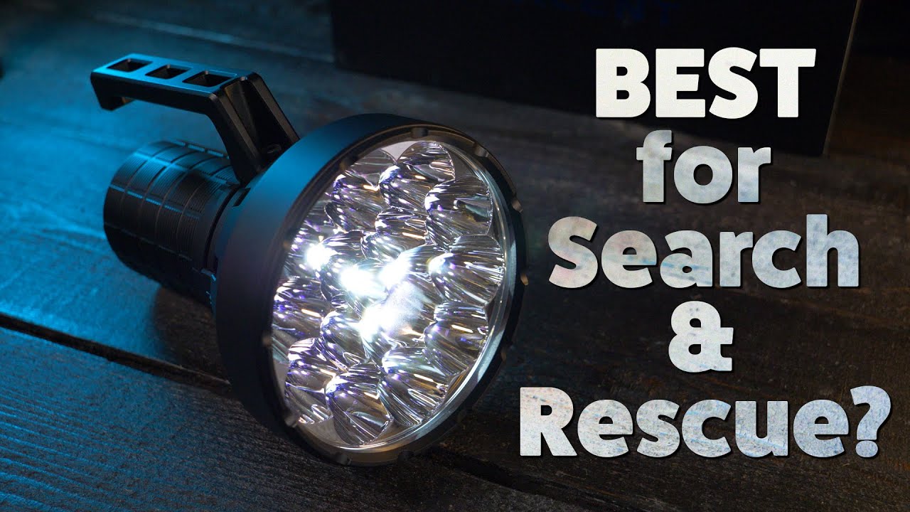 Imalent SR16: BEST Search & Rescue light? (review & beam test) - YouTube