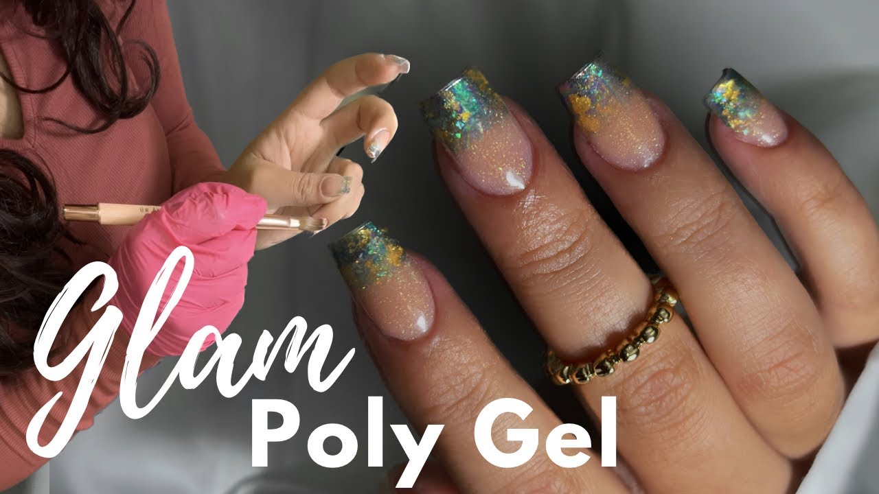 Encapsulado Efecto Nácar POLY GEL TUTORIAL Watch Me Work - YouTube