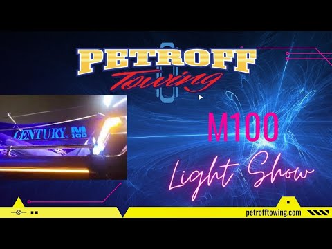 Petroff Towing M100 Light Show - YouTube