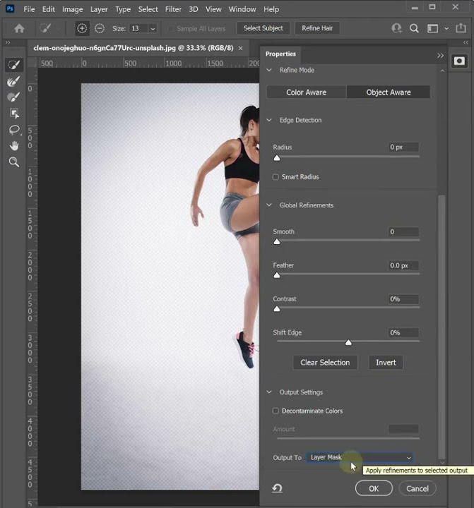 Remove Backgrounds Without Selection in ONE Click (Photoshop CC 2020 Tutorial) - YouTube