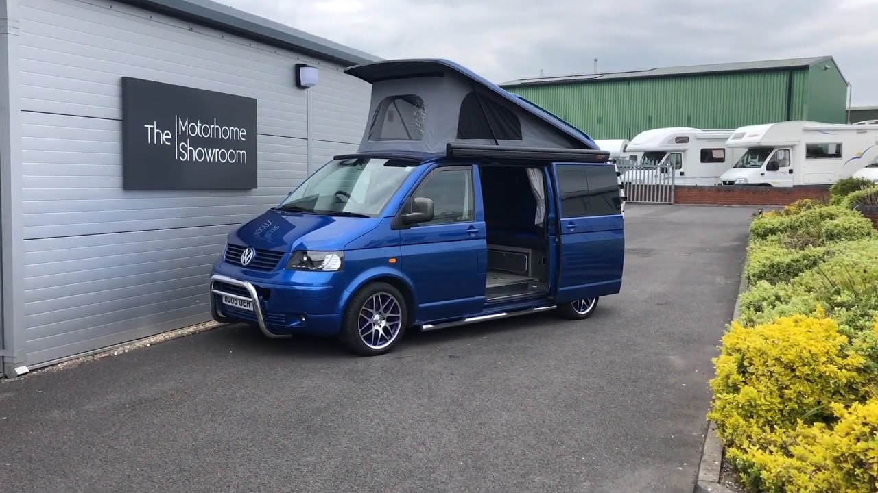 2005 Volkswagen Transporter Camper | Raven Blue - YouTube