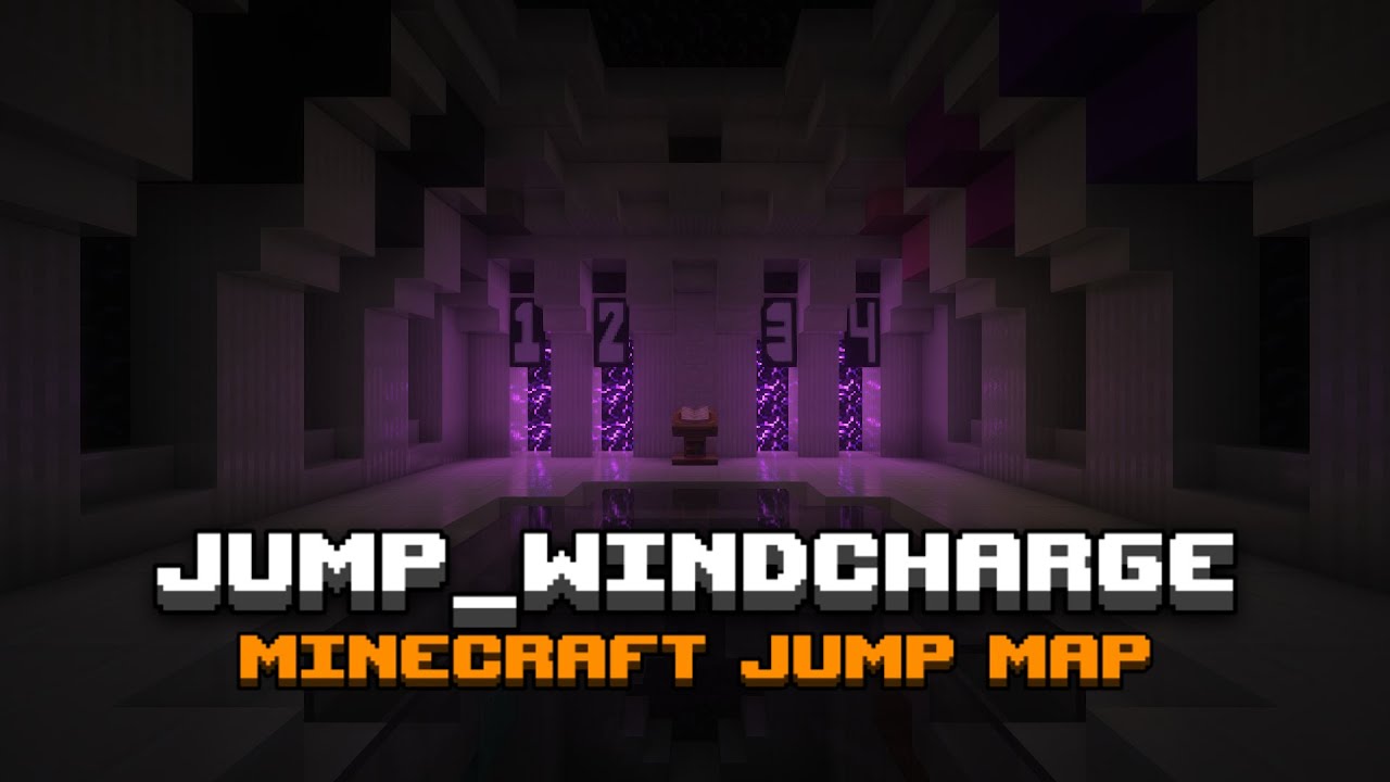 jump_windcharge: Minecraft Wind Charge Jump Map - YouTube
