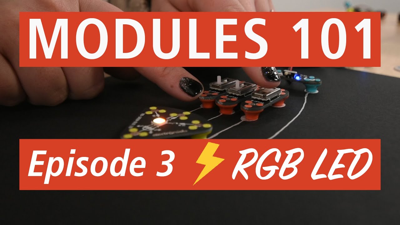 Circuit Scribe Modules 101: Red-Green-Blue LED - YouTube