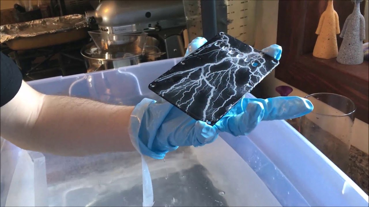 The Life of A Custom Build Guitar Part 1: The Hydro-Dip - YouTube