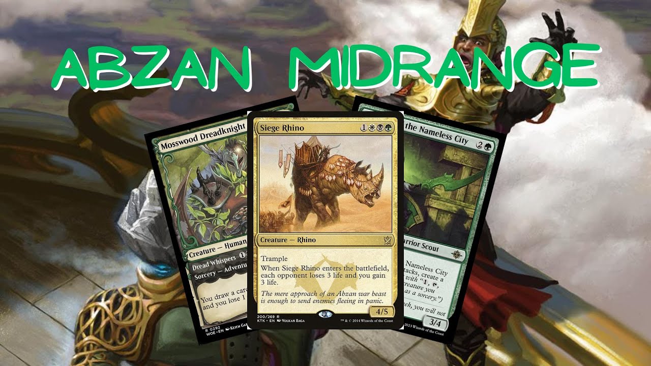 Abzan Midrange | Magic The Gathering (MTG) | Lost Caverns of Ixalan ...