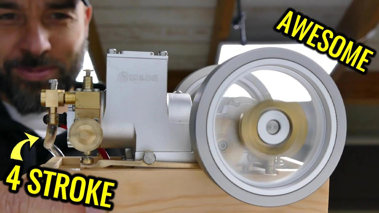 OLD SCHOOL HIT & MISS ENGINE - EACHINE ET7 NEW MODEL - YouTube