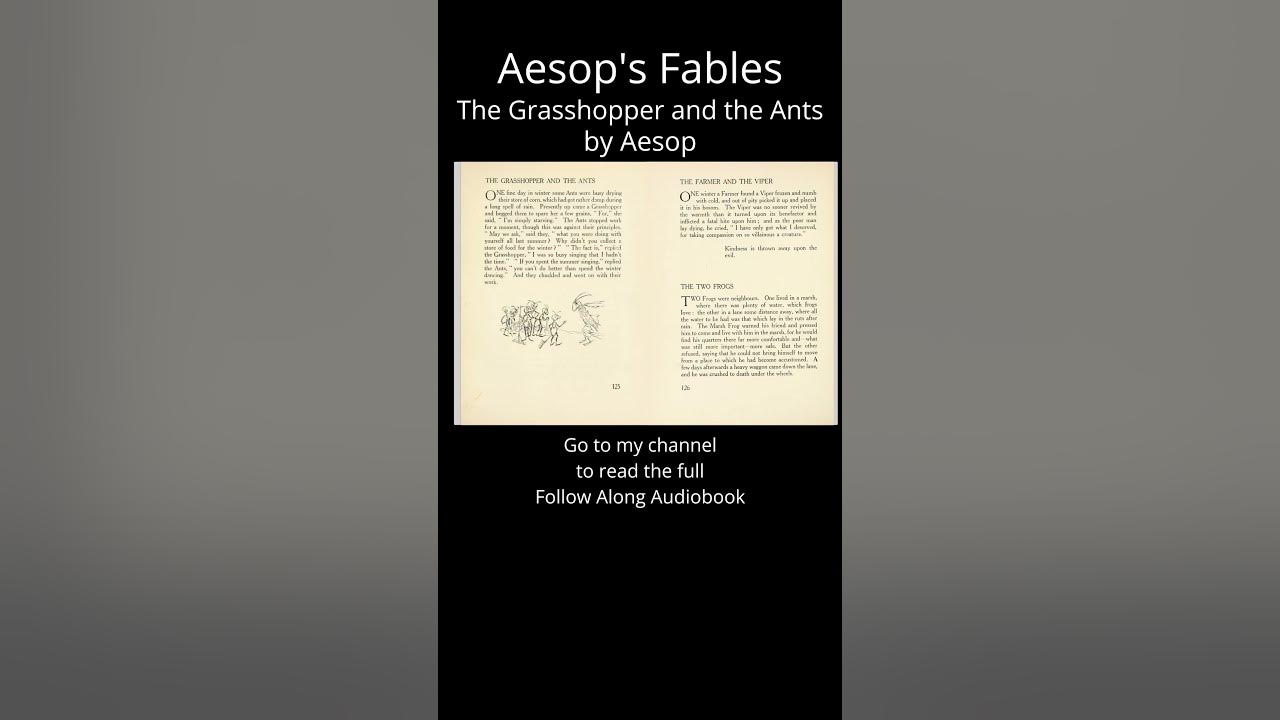 "The Grasshopper and the Ants" from Aesop's Fables by Aesop Audiobook ...