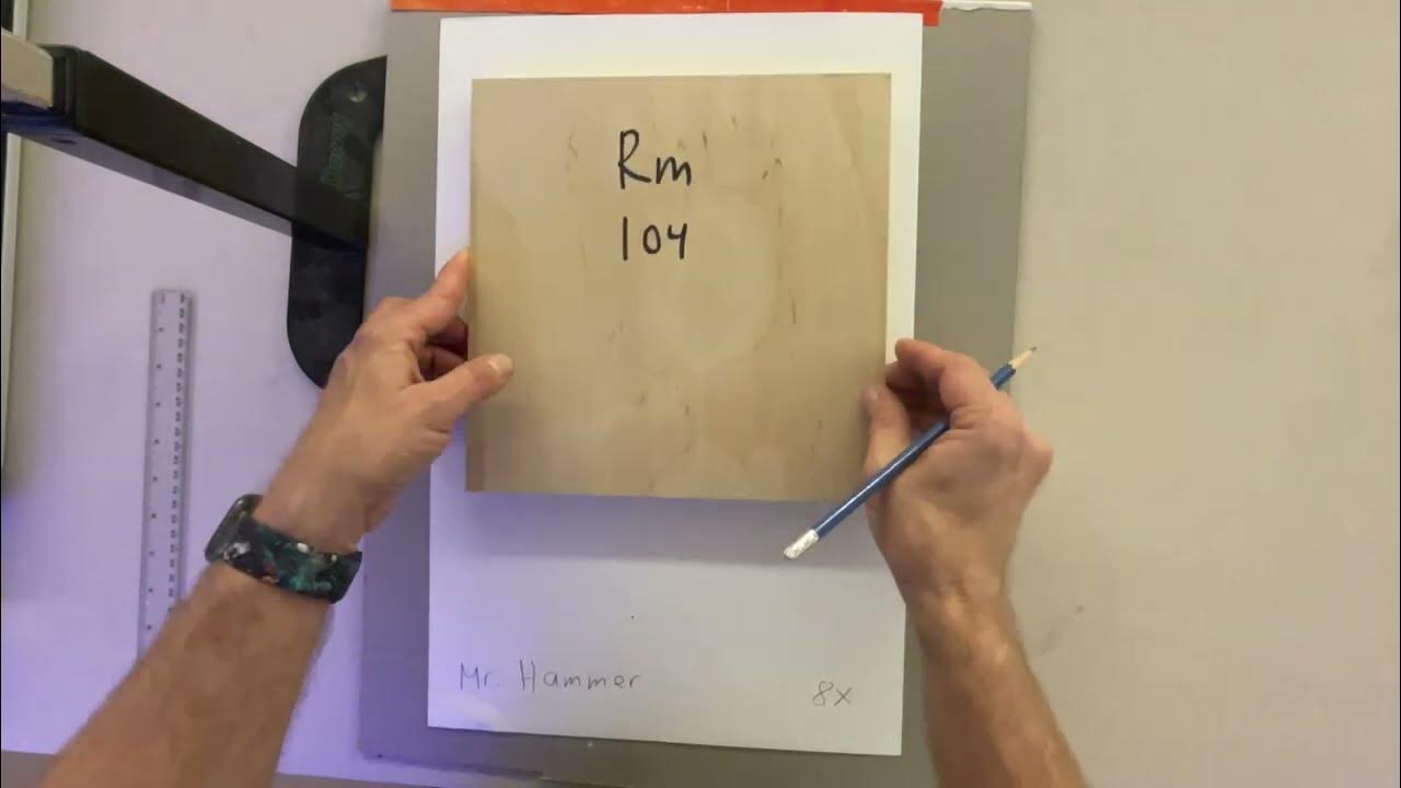 How to draw a 10x10 inch grid - YouTube