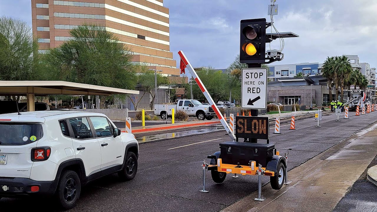 Portable Traffic Signal Systems | Industries Most Advanced - YouTube